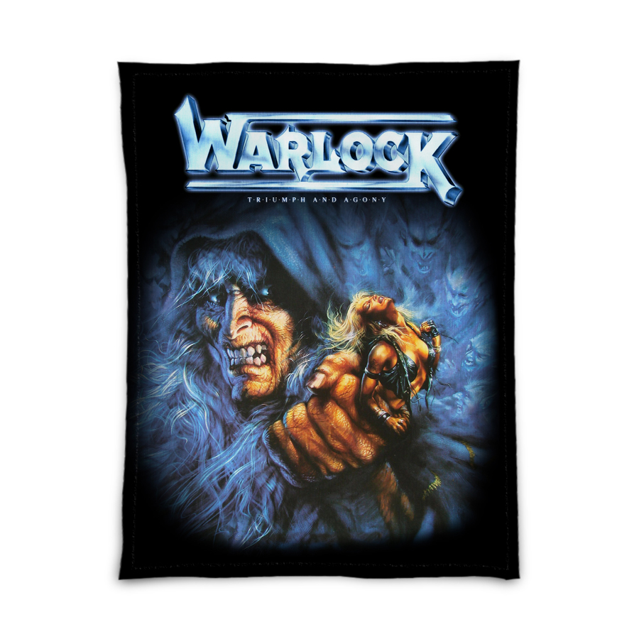 Bandeira WARLOCK - Triumph And Agony versão 2 - Best Pick